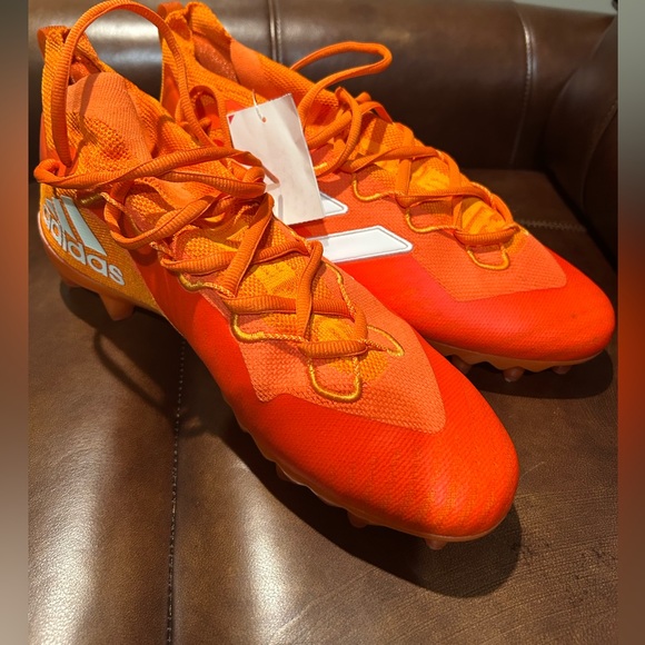 adidas | Shoes | Adidas Orange Soccer Cleats | Poshmark